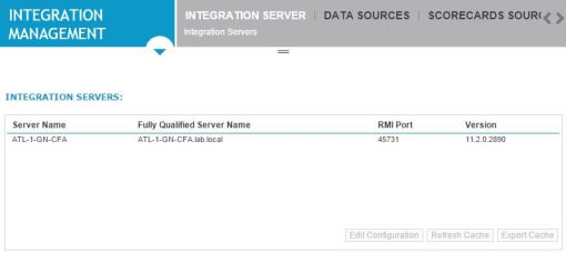 Navigating to the Integration Servers